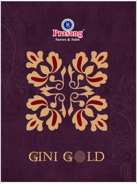 Prasang Gini Gold Vol-1 Cotton Designer Saree Collection: Textilecatalog