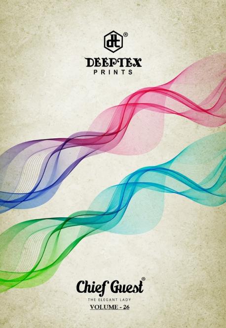 Deeptex Chief Guest Vol-26 Cotton Designer Printed Dress Material ...