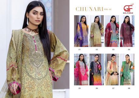 Gul Faraz Chunari Vol 2 Karachi Cotton Dress Material Collection ...