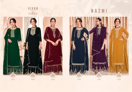 Maisha Nazmi Beautiful Georgette Designer Salwar Suit Collection ...