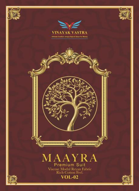 Vinayak Maayra vol-2 Cotton Printed Designer Dress Material: Textilecatalog