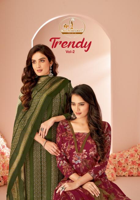 Miss World Trendy Vol-02 – Dress Material: Textilecatalog