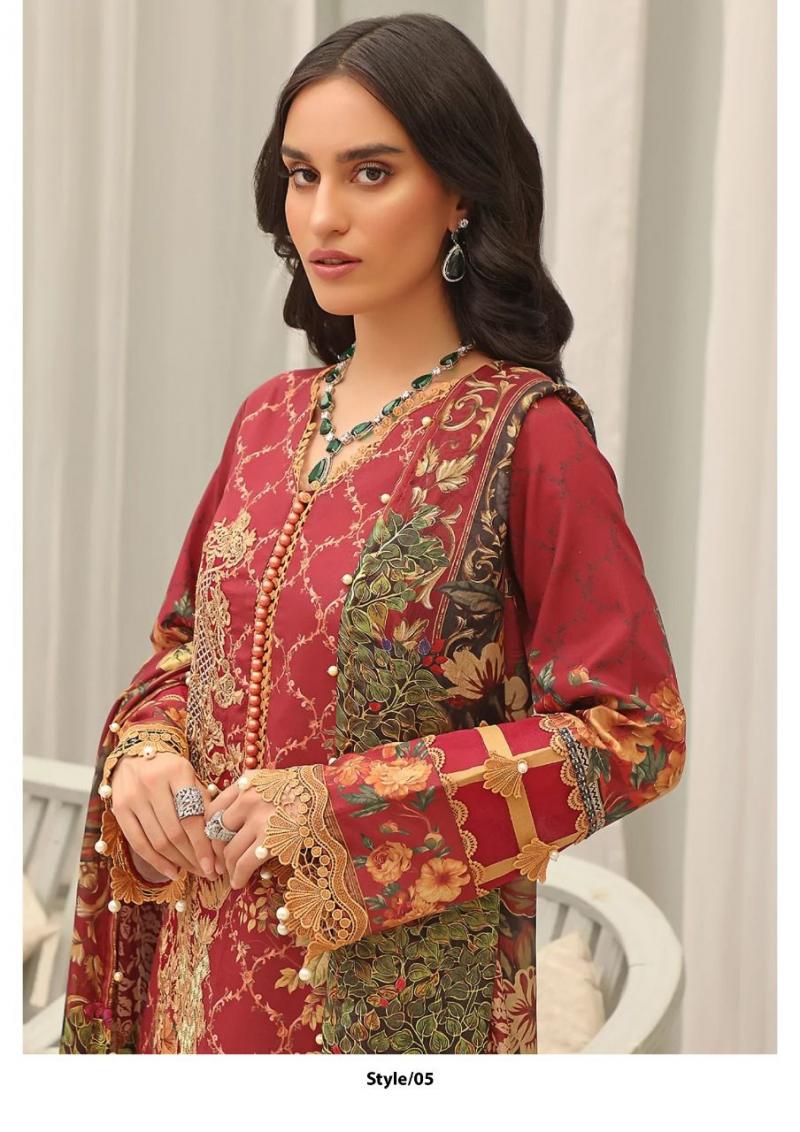 Al Karam Queens Court Cambric Cotton Dress Material Collection ...