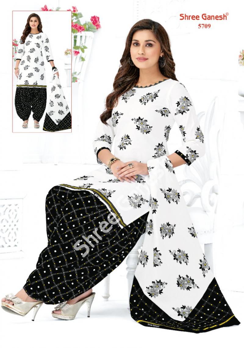 Shree Ganesh Panchi Vol-7 Cotton Patiyala Designer Dress Material ...