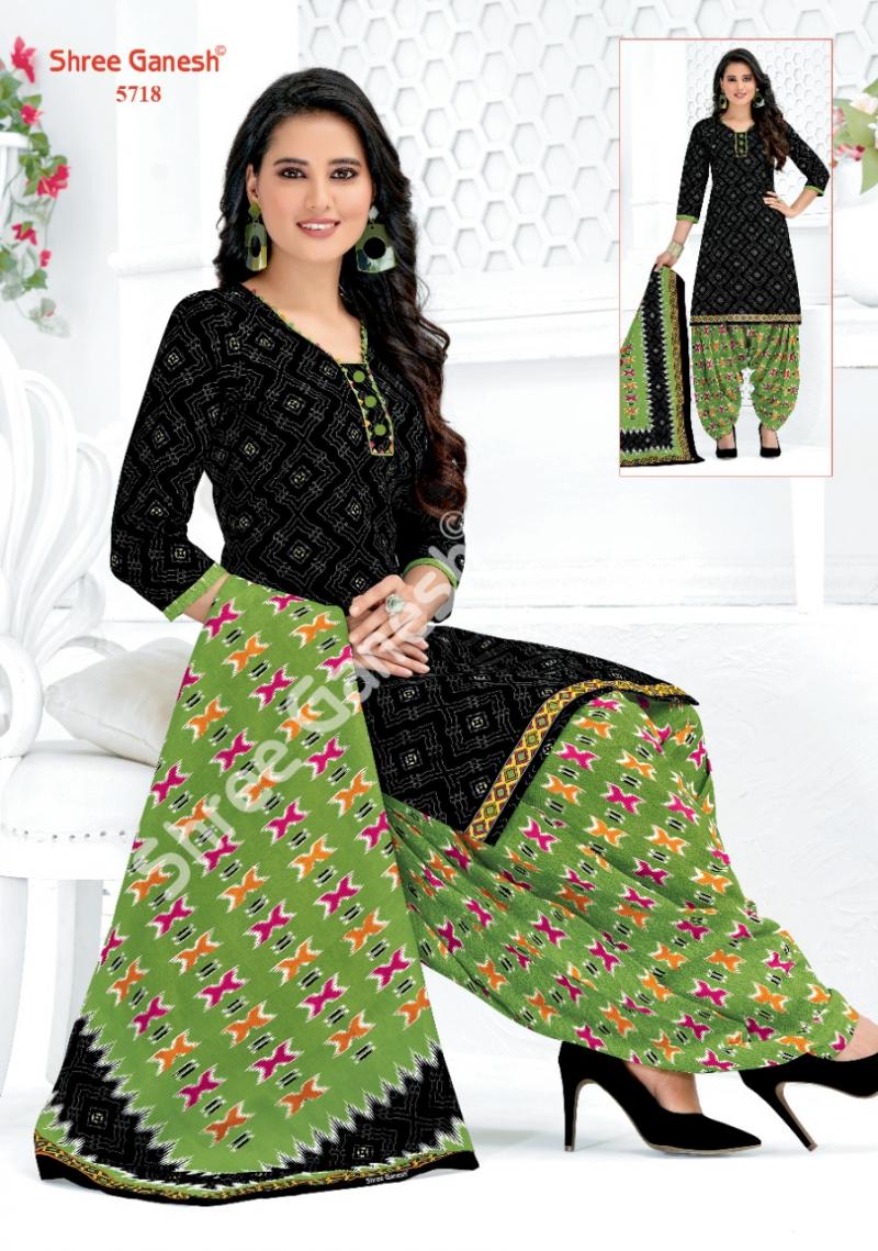 Shree Ganesh Panchi Vol-7 Cotton Patiyala Designer Dress Material ...