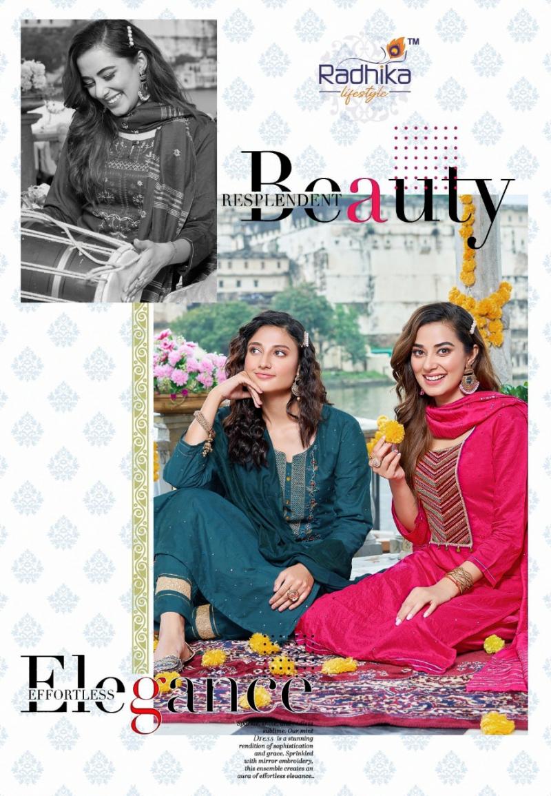 Radhika Sabhyata Vol 1 chanderi Designer Exclusive Readymade Suit ...