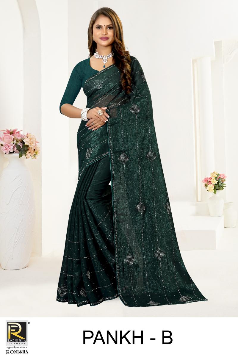 Ronisha Pankh Festive Wear Designer Saree Collection: Textilecatalog