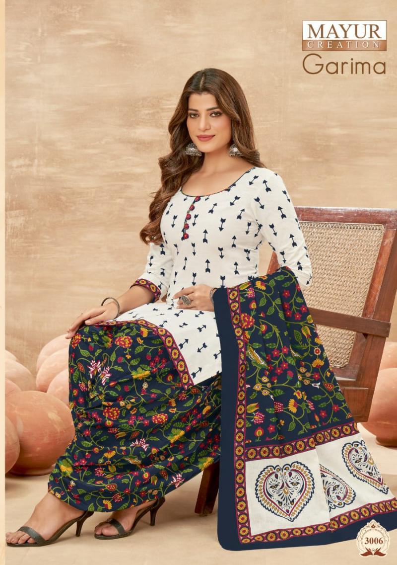 Mayur Garima Vol-3 Cotton Designer Dress Material: Textilecatalog