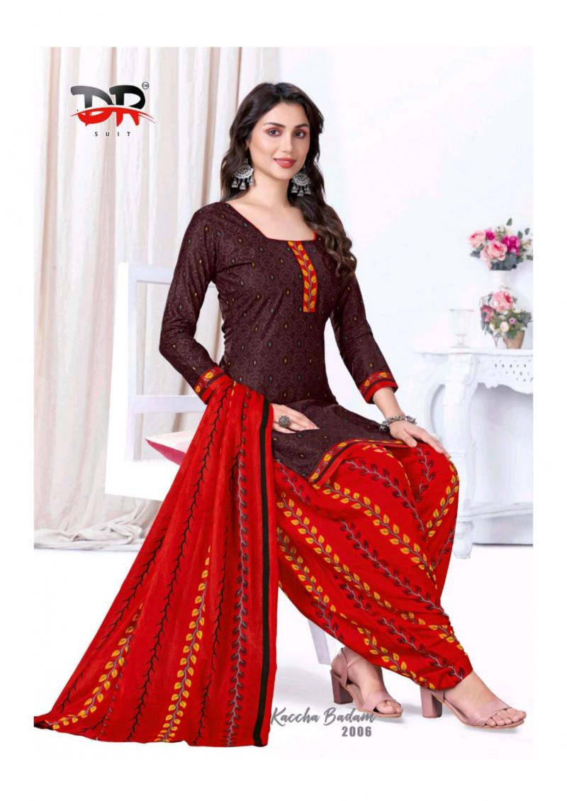 Dr. Kaccha Badam Vol-2 Cotton Designer Dress Material: Textilecatalog