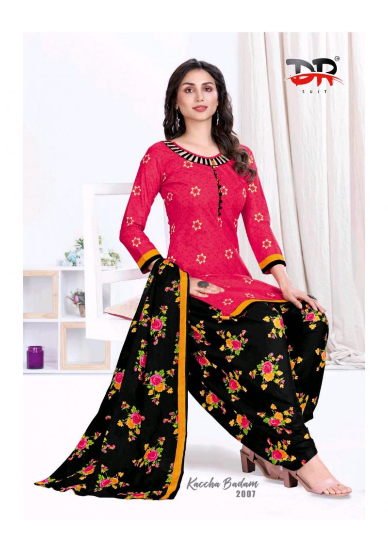 Dr. Kaccha Badam Vol-2 Cotton Designer Dress Material: Textilecatalog