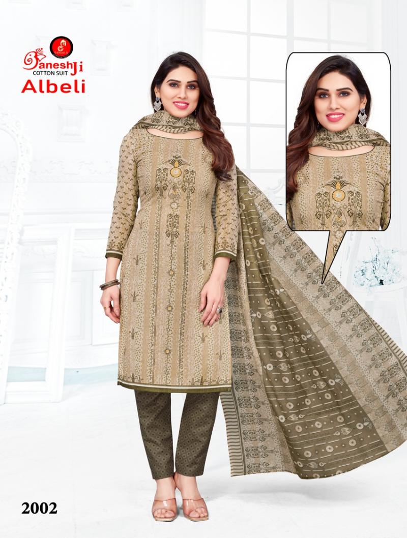 Ganeshji Albeli Vol-2 Cotton Designer Exclusive Dress Material ...
