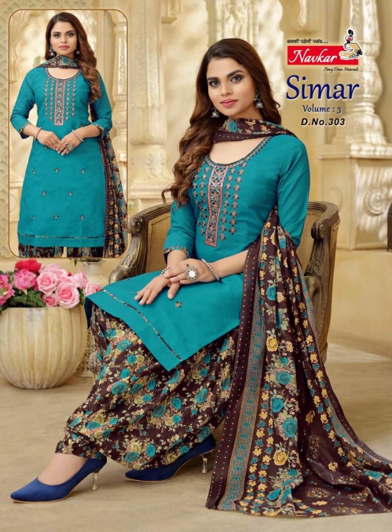 Navkar Simar Vol 3 Regular Wear Ready Made Dress Collection: Textilecatalog