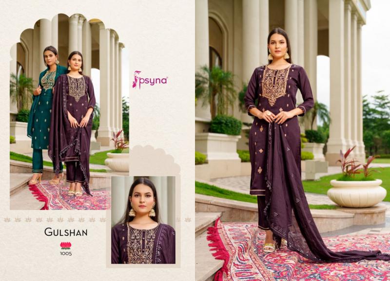 Psyna Gulshan Festival Wear Silk Designer Readymade Collection ...