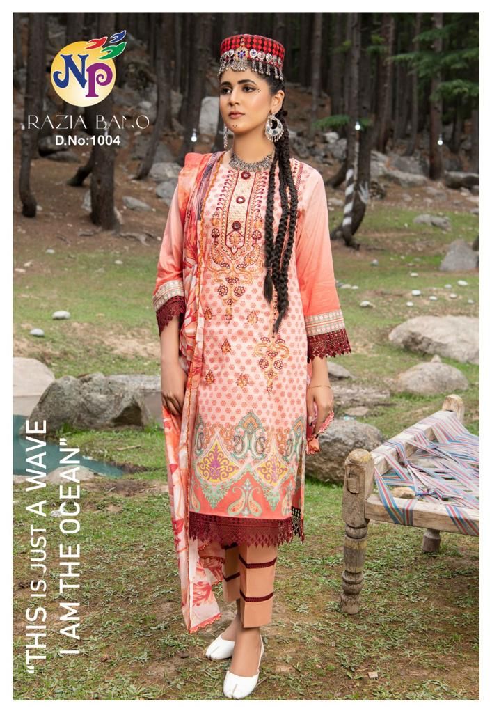 Nand Gopal Razia Bano Karachi Cotton Dress Material Collection ...