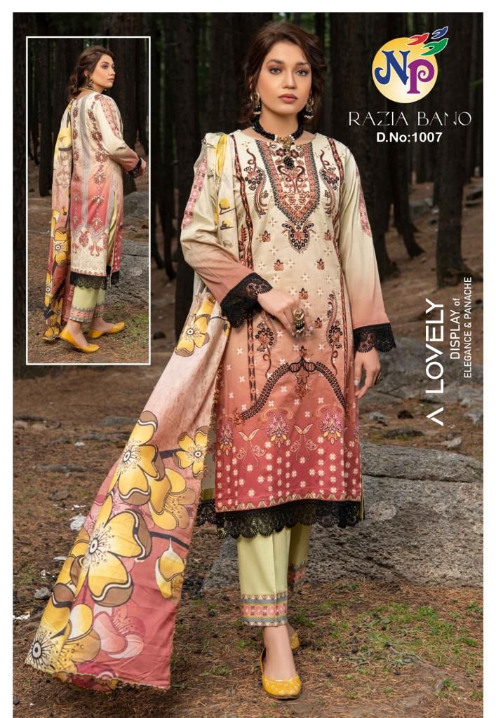 Nand Gopal Razia Bano Karachi Cotton Dress Material Collection ...