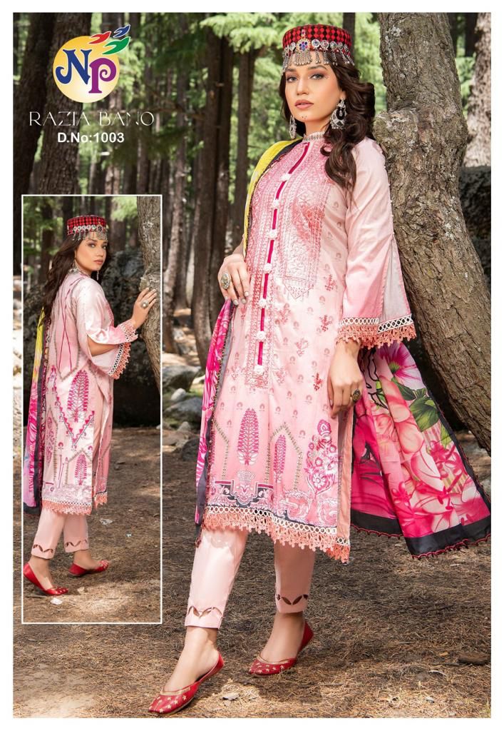 Nand Gopal Razia Bano Karachi Cotton Dress Material Collection ...