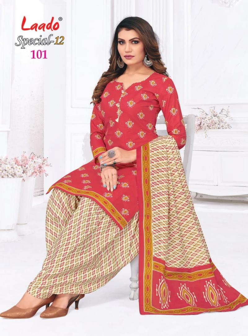 Laado Special vol-12 Cotton Designer Exclusive Dress Material ...