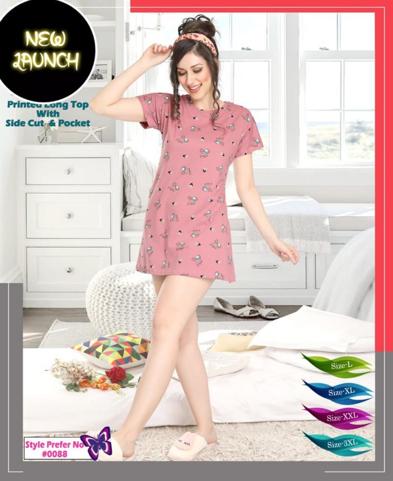 Trendy Summer Special 0088 Hosiery Cotton Night Wear Collection ...
