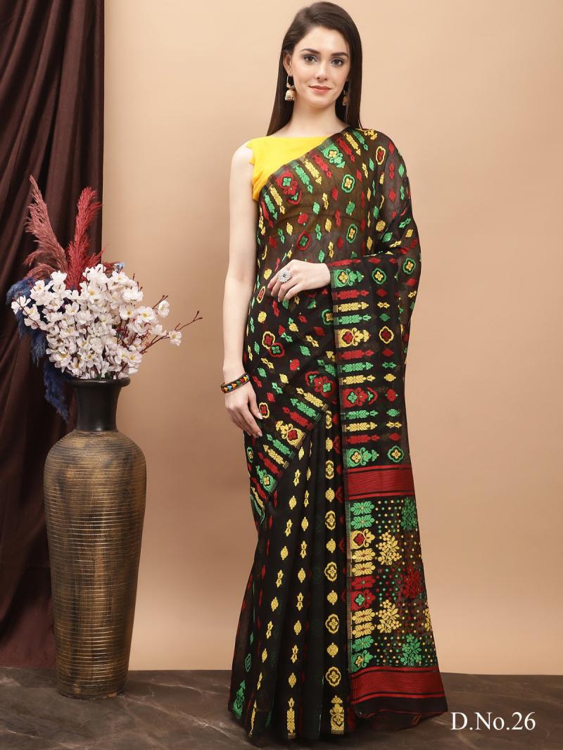 SL 26 Soft Cotton Saree Collection: Textilecatalog