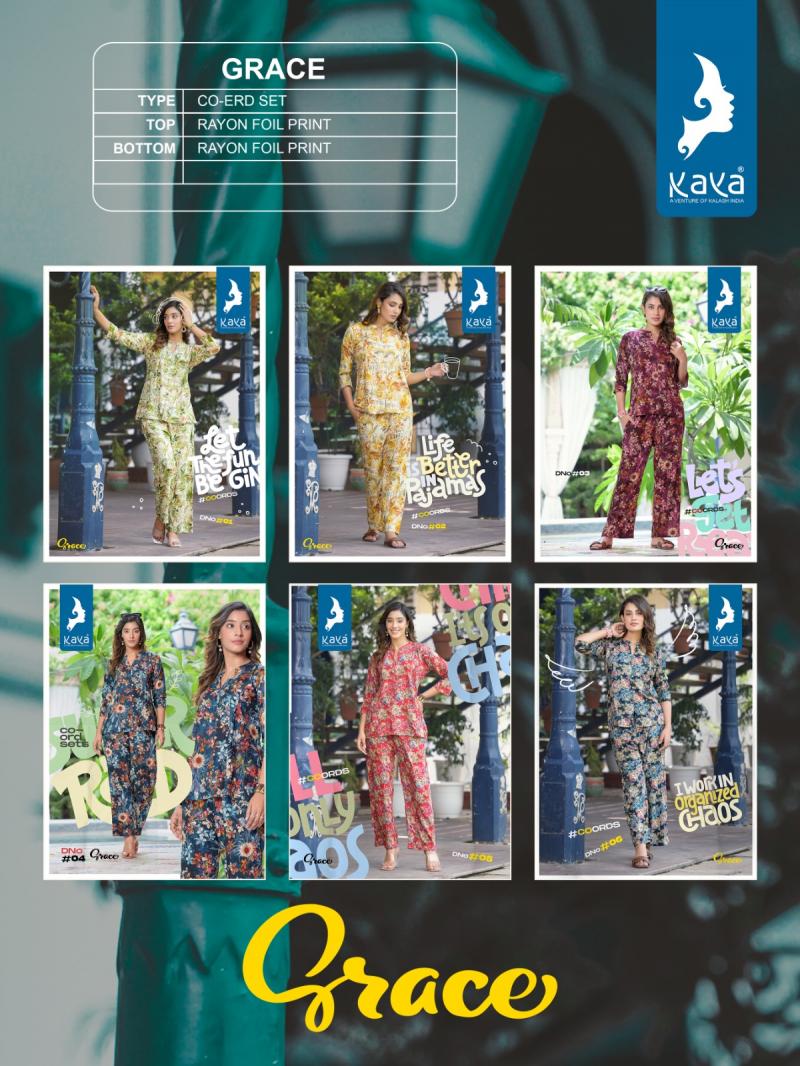 Kaya Grace Fancy Co Ord Set Collection: Textilecatalog