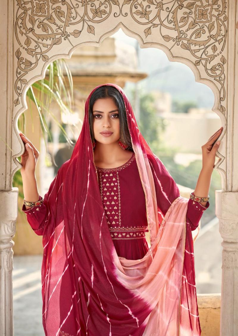 Ladies Flavour Rangat Chanderi Top Bottom With Dupatta Collection ...