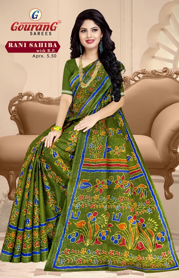 Gourang Rani Sahiba Vol-2 – Cotton Saree: Textilecatalog