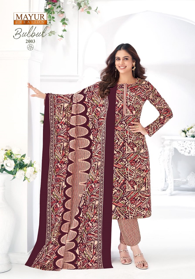 Mayur Bulbul Vol-2 – Dress Material: Textilecatalog