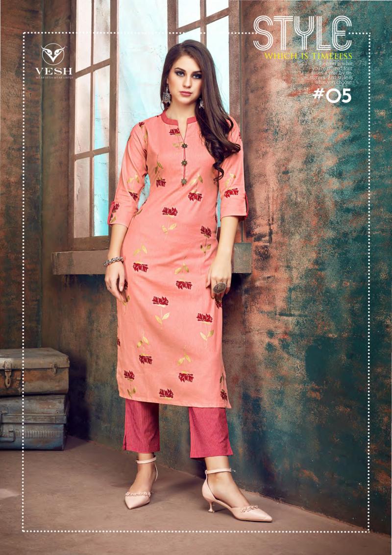 Vesh-Veronika-Rayon-Kurti-Pant: Textilecatalog